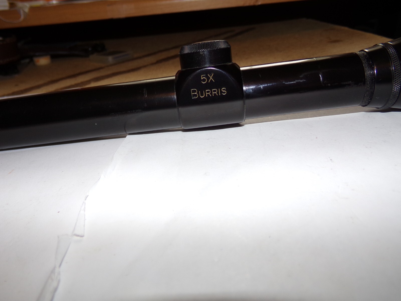 Vintage Burris 1" black, 5X (power), duplex cross hair, EER pistol ...