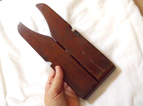 Folding Boot Jack Puller Antique Mahogany Wood | eBay UK