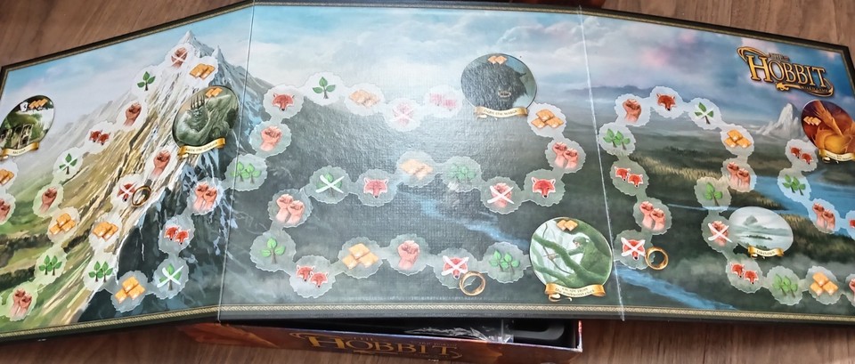 The Hobbit Board Game JRR Tolkien Fantasy Games 2010 INCOMPLETE | eBay UK