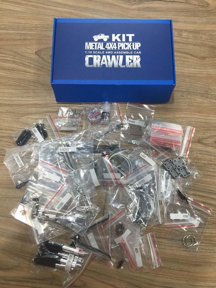 US Stock 1/10 HG P407 4WD RC Pickup Car Rally Racing Crawler Kit ...