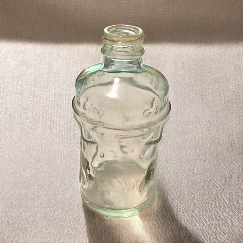 Vintage Glim Brand Greaseless Dishwashing Detergent Bottle Clear Glass ...