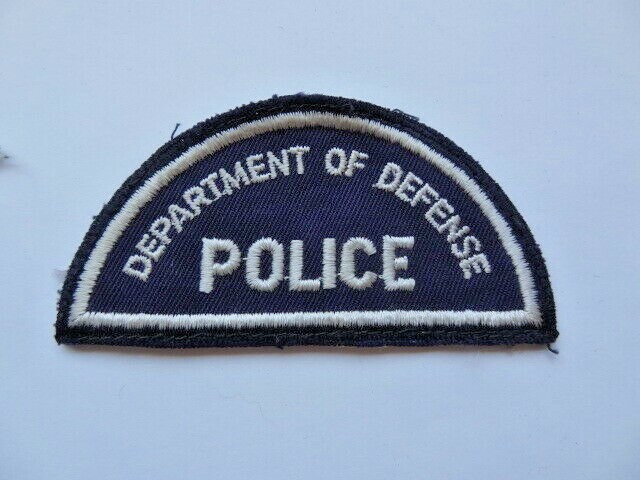 Vintage Department of Defense Police Cheese Cloth Patch 1980's? Used ...