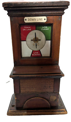 C30'S ANTIQUE VINTAGE LONDON MIDLAND SCOTTISH LMS RAILWAY BLOCK ...