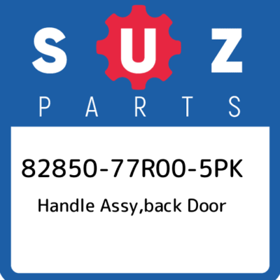 82850-77R00-5PK Suzuki Handle assy,back door 8285077R005PK, New Genuine ...