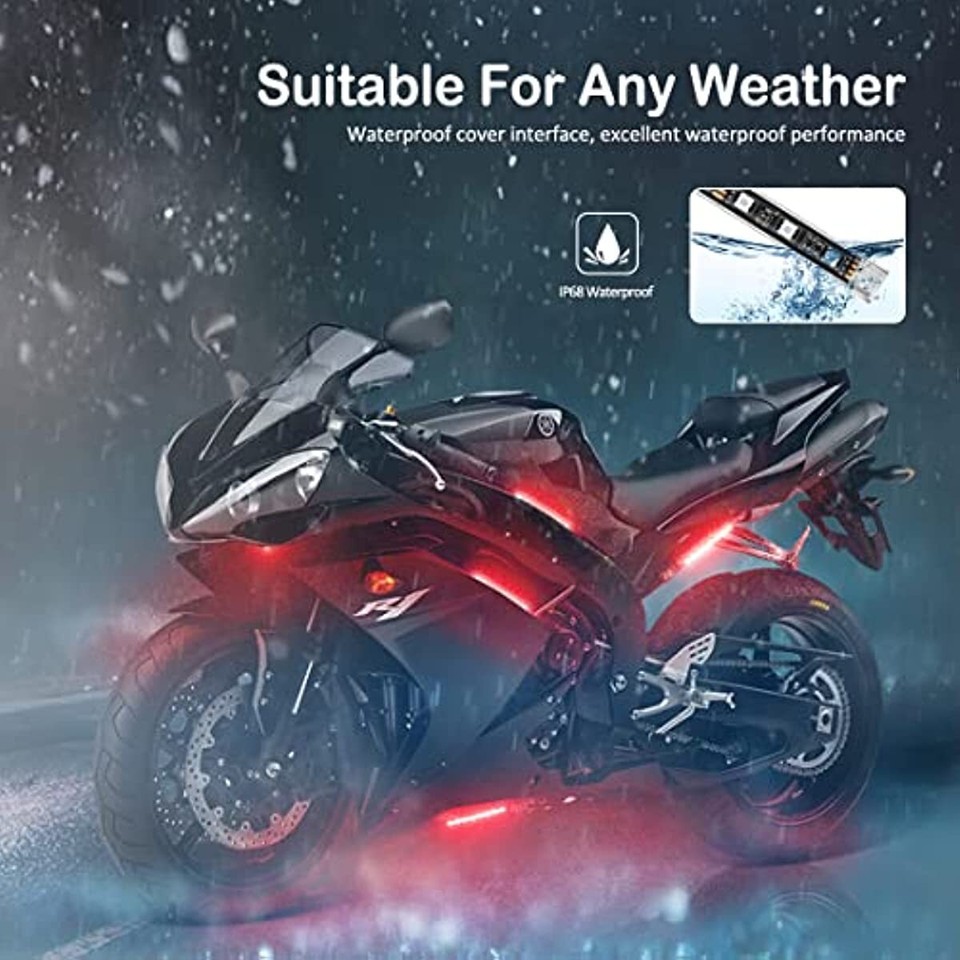 For Can-am Ryker 900 12X Motorcycle ATV RGB LED Neon Under Glow Light ...