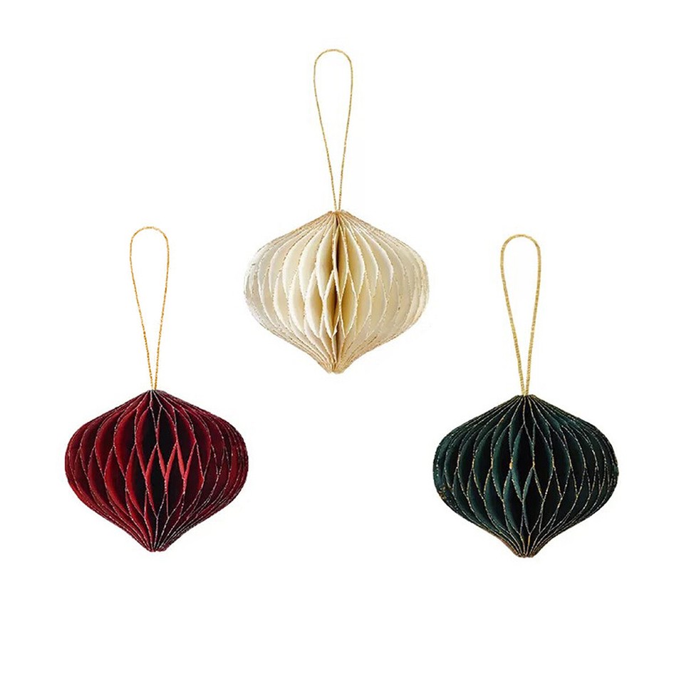 HONEYCOMB Hanging Paper BALLS Wedding Birthday Garland Party Deco Gold ...