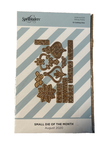 Spellbinders Small Die of the Month DOM-AUG20 August 2020 "Sitting ...