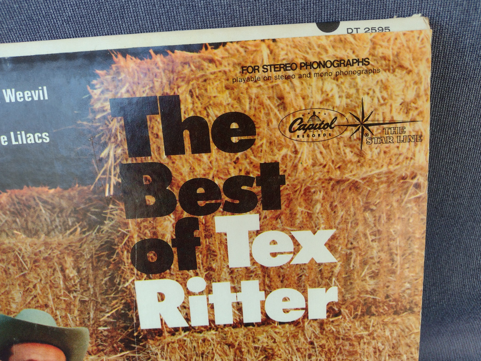 Tex Ritter - The Best Of Tex Ritter - Capitol Records - DT-2595 - LP ...
