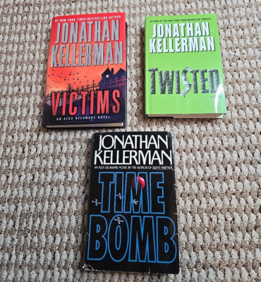 Jonathan Kellerman Hardcover Book Lot Victims Twisted Time Bomb Novel | eBay