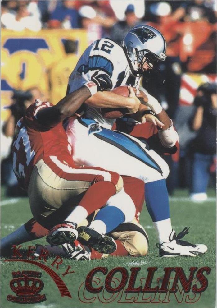 1996 Pacific Pure NFL Gridiron - Kerry Collins #15 Red for sale online ...