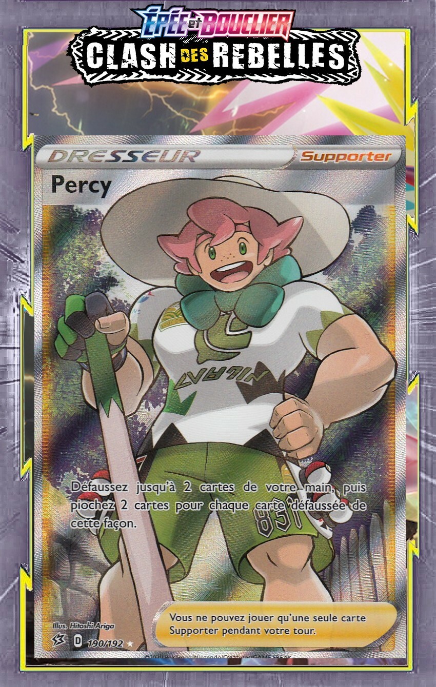 Percy - EB02:Clash des Rebelles - 190/192 - Carte Pokemon Neuve ...