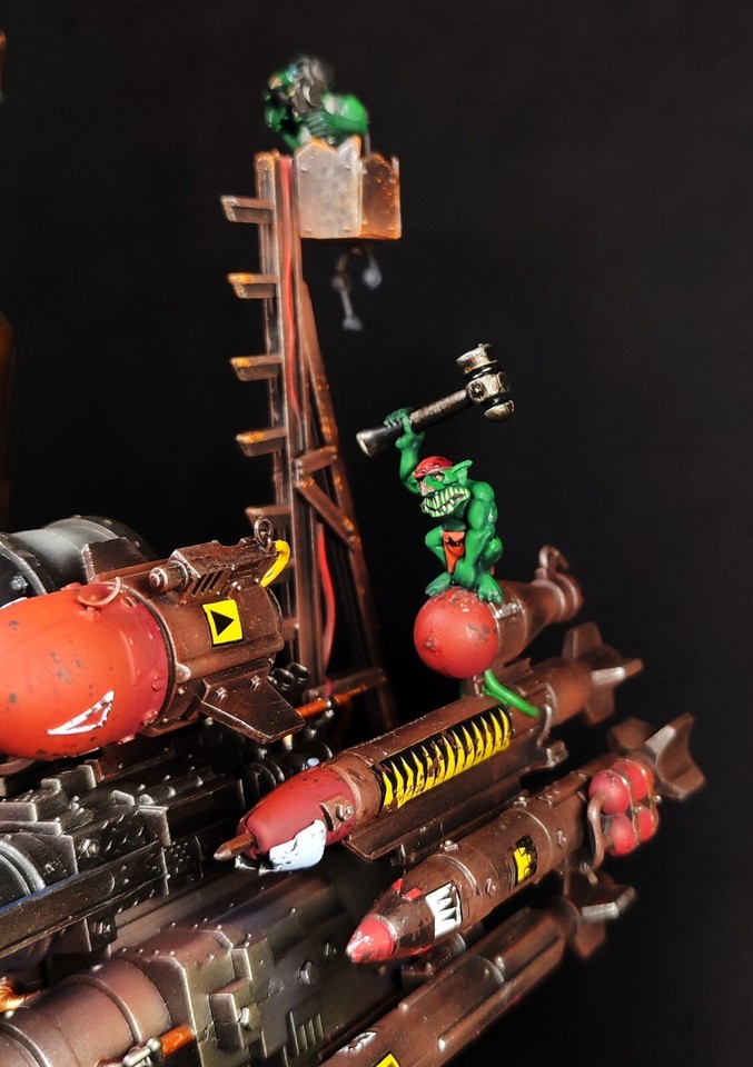 Stompa painted Warhammer 40k Orks Morkanaut Gorkanaut Big Mek Deff ...