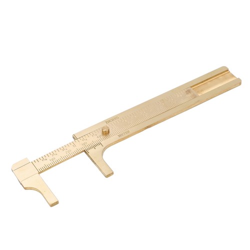 Vernier Caliper Brass Metric Inch Dual Scales Retro Style Measuring ...