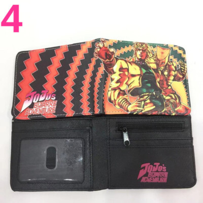 Anime JoJo's Bizarre Adventure Leather Wallet Purse Cosplay Gift 4 | eBay