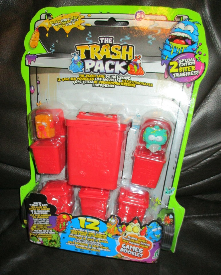 The Trash Pack Series 4 - Twelve Trashies - Red Bins ( 12 Pack ...