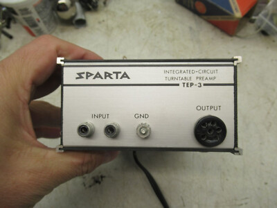 1 Sparta Broadcast Turntable Pre-Amp TEP 3-S for QRK gates or collins ...