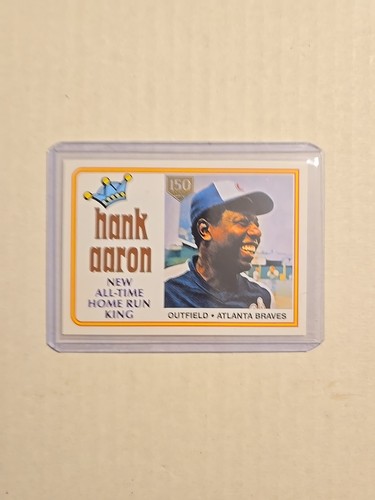 2019 Topps Update Hank Aaron Iconic Card Reprints #ICR-84 Gold Stamp ...
