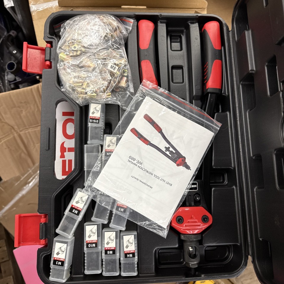 *WETOLS 16" Rivet Nut Tool, Professional Rivet Nut Tool Kit with 11 ...