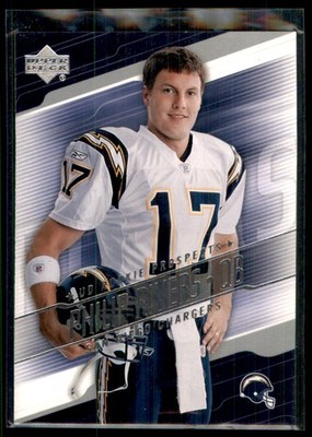 2004 Upper Deck Rookie Prospects Philip Rivers RC San Diego Chargers # ...