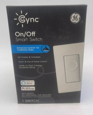 C by GE Smart Switch On/Off Button Style Wi-Fi Alexa Cync | eBay