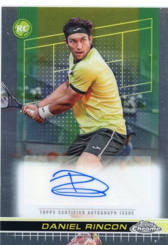 DANIEL RINCON 2024 Topps Chrome Tennis Rookie Auto TCA-DRN! | eBay