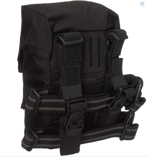 Blackhawk Omega Elite Gas Mask Tactical Nylon Pouch, Black - 56GM00BK ...