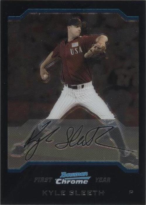 2004 Bowman Draft Picks & Prospects - Chrome Kyle Sleeth #BDP158 (RC ...
