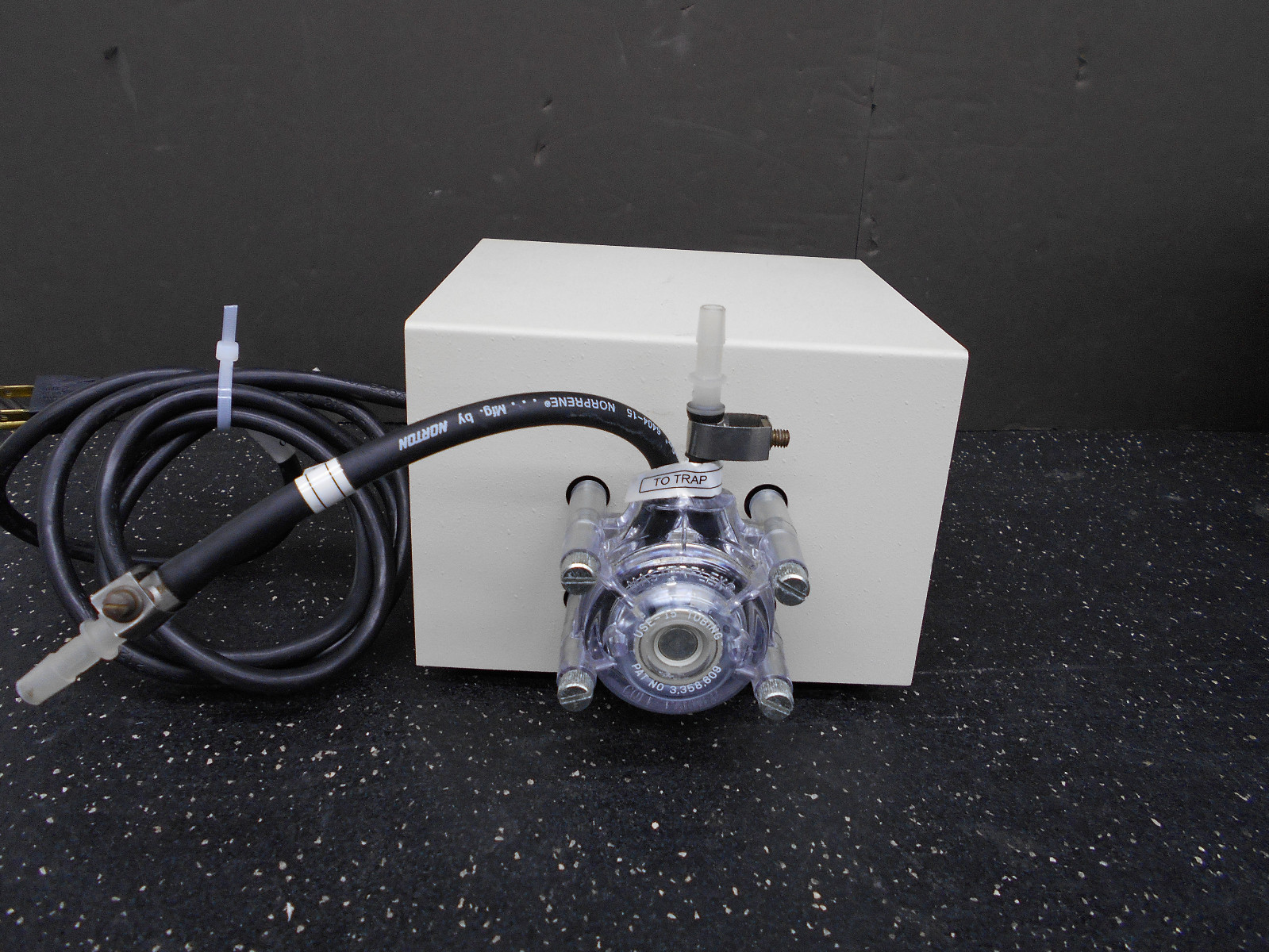 PERISTALTIC PUMP FLUID FLOW CONTROL DISPENSER 52180 W/ MASTERFLEX HEAD ...