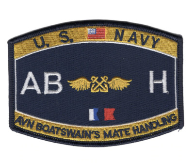 4.5" NAVY AVIATION BOATSWAIN'S MATE HANDLING ABH EMBROIDERED PATCH | eBay