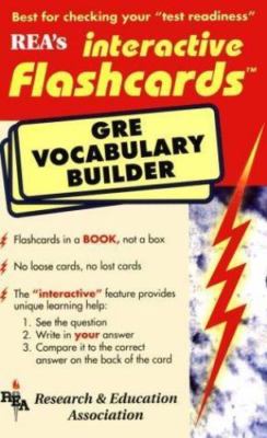 GRE Vocabulary Builder Interactive Flashcards Book 9780878911707| eBay