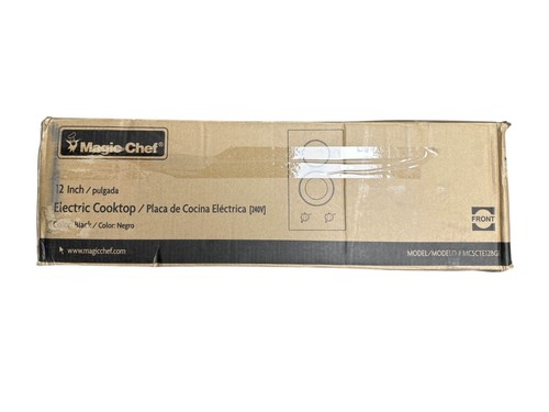 Magic Chef 12-Inch Electric Cooktop 240V MCSCTE12BG1-OPEN BOX-UNTESTED ...
