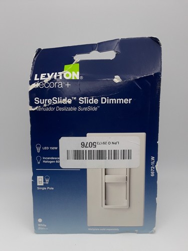 Leviton SureSlide Dimmer Switch for Dimmable LED, Halogen and ...