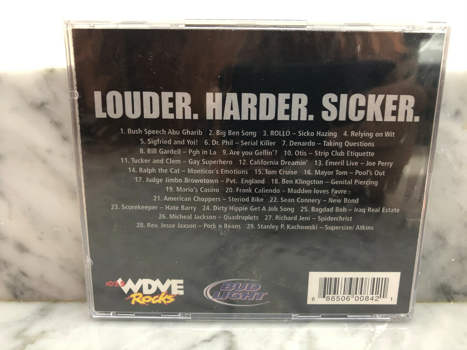 WDVE Pittsburgh Jim Krenn Randy Baumann Louder Harder Sicker CD Morning ...
