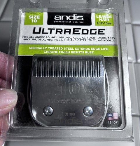 Andis UltraEdge Detachable Clipper Blade #10 New In Package 40102640711 ...