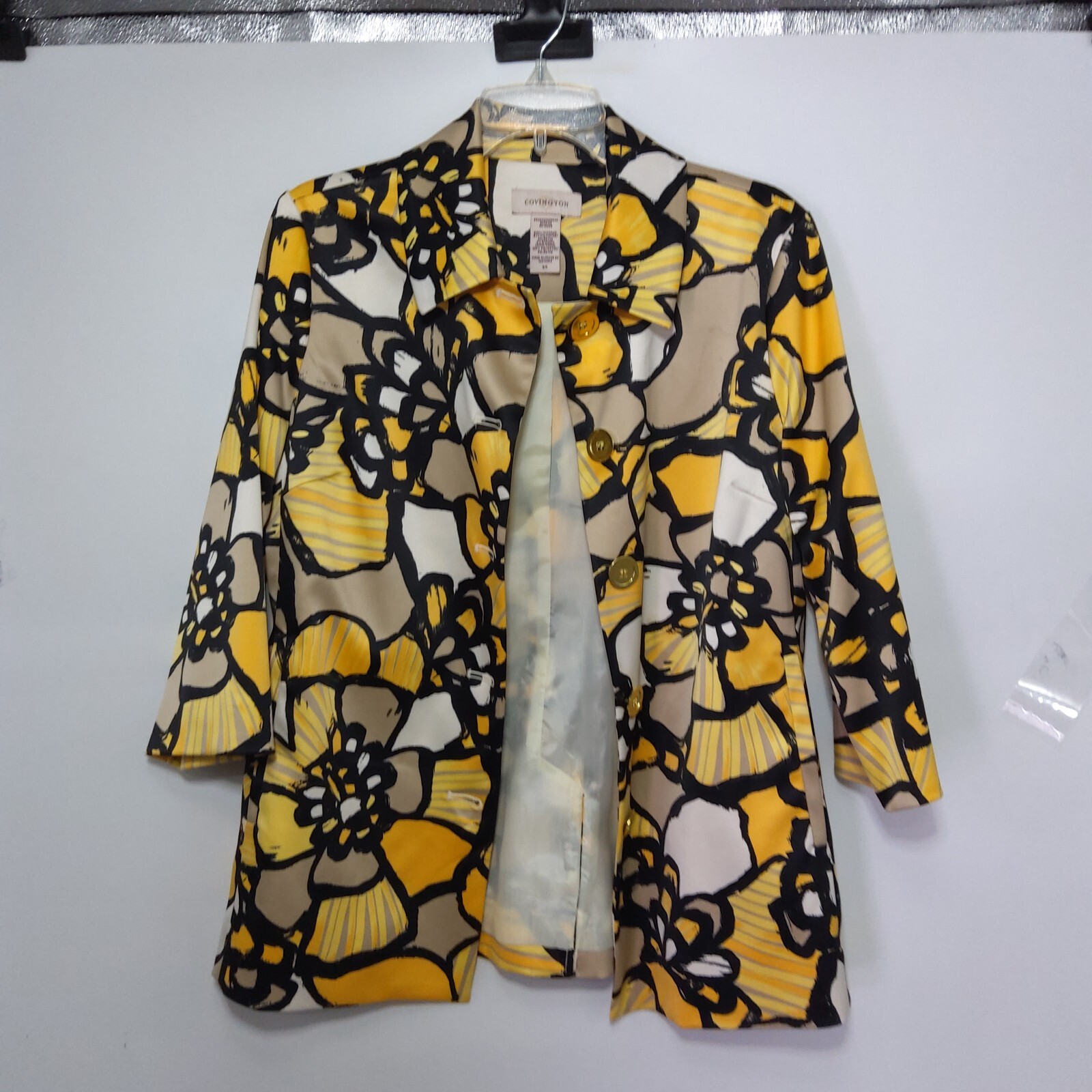 COVINGTON FLORAL SPRING JACKET SIZE SMALL | eBay