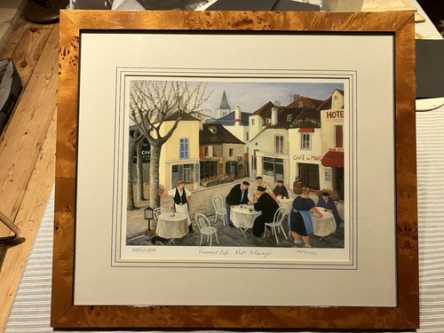 Margaret Loxton - "PAVEMENT CAFE NUIT ST GEORGE" -Signed ltd ed 1749/ ...