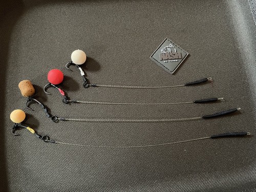 4 Pack Ready Tied Ronnie Rigs Spinner Rigs With Korda Boom Korda Krimps ...