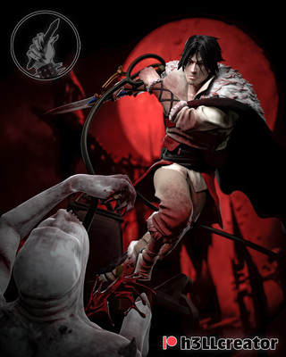 Trevor Belmont Castlevania Unpainted | Unassembled 3D printed Resin ...