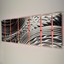 Color Changing LED Modern Abstract Metal Wall Art Sculpture Painting ...