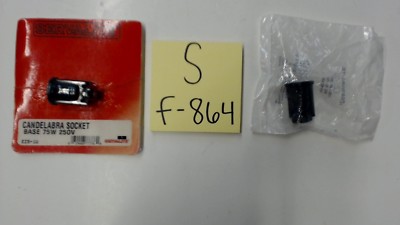 Candelabra Socket Base 75W-250V E25-10 Lot of 2 | eBay