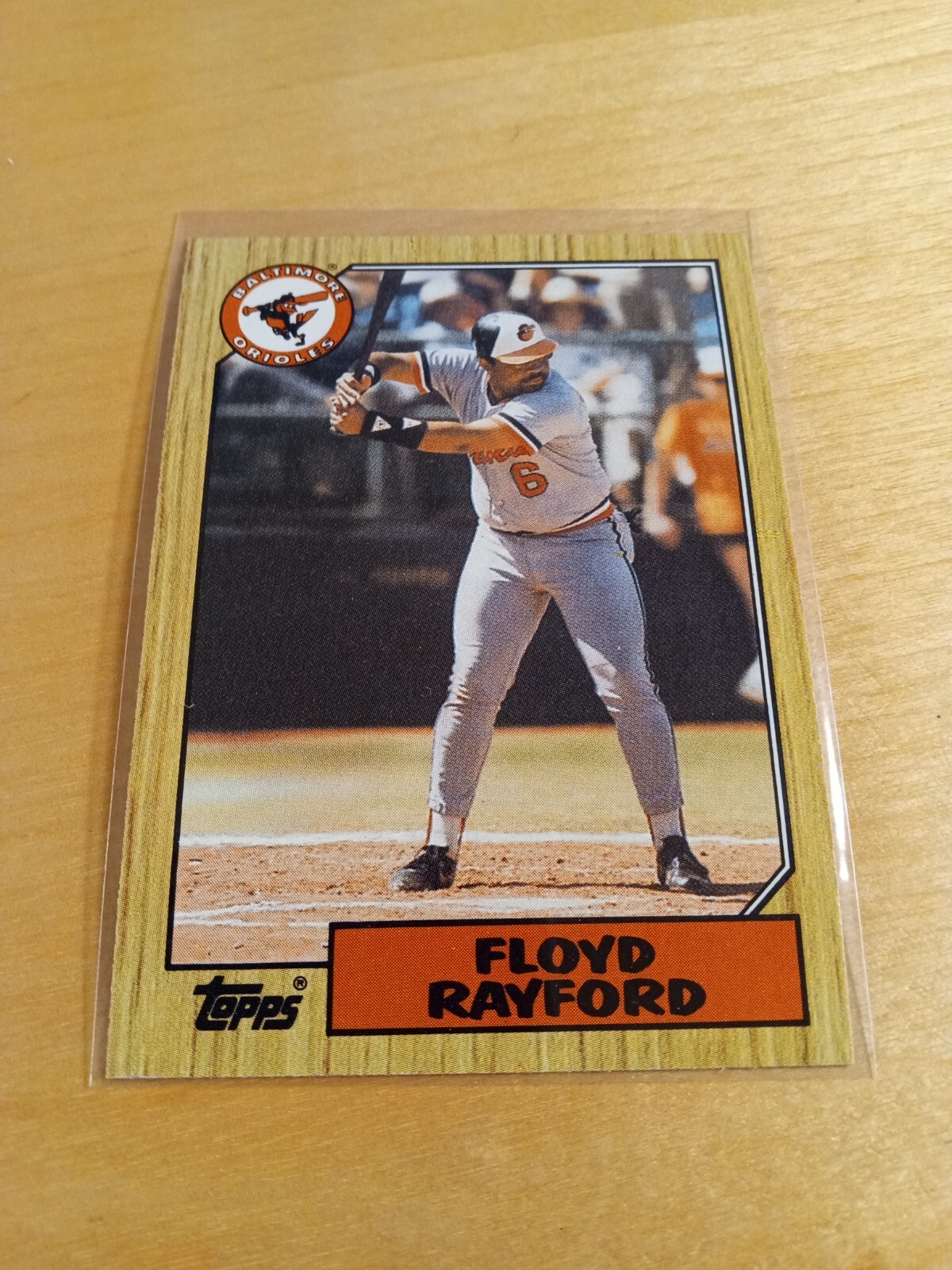 1987 Topps #426 FLOYD RAYFORD Baltimore Orioles Baseball Card, Catcher ...