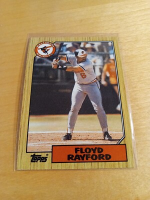 1987 Topps #426 FLOYD RAYFORD Baltimore Orioles Baseball Card, Catcher ...