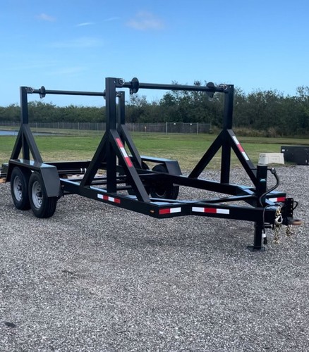 Double Cable Trailer / Double Reel trailer / Double Pipe Trailer. | eBay