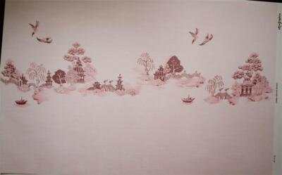 Mural China Grove SET/3 Pink Wallpaper mg191d23 MiniGraphics Dollhouse ...