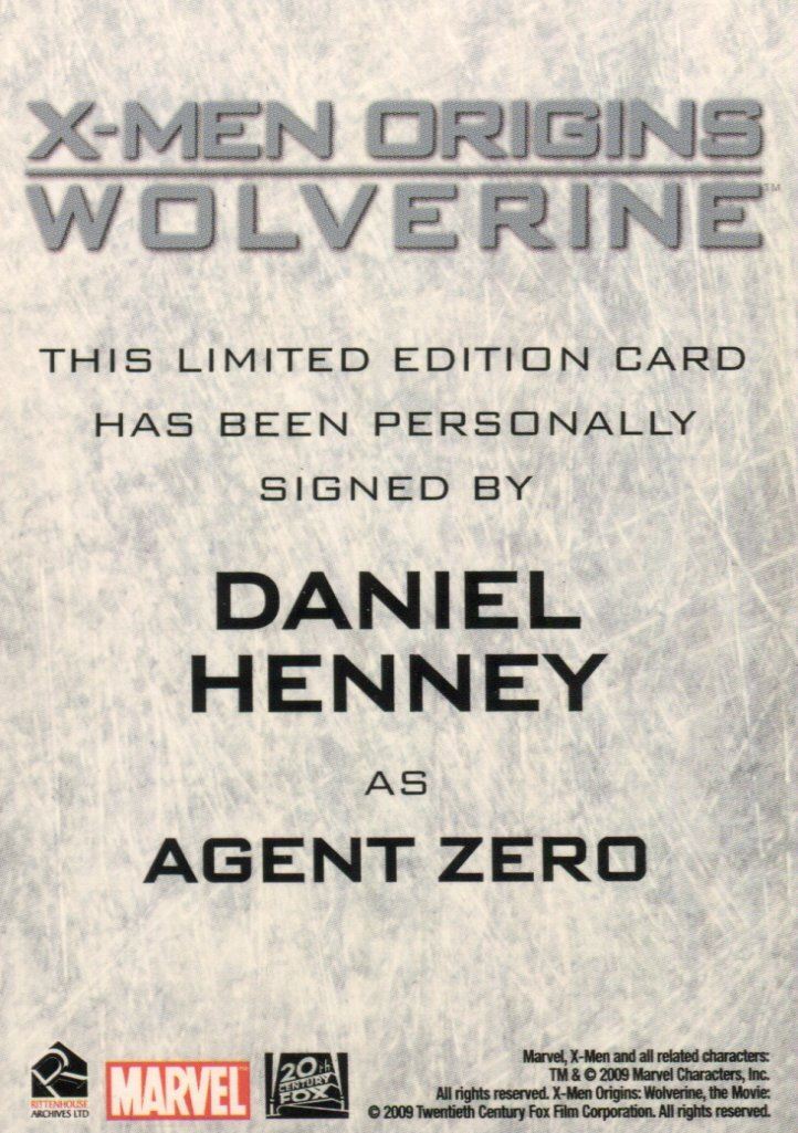 Daniel Henney X Men Agent Zero X Men Origins: Wolverine Agent Zero