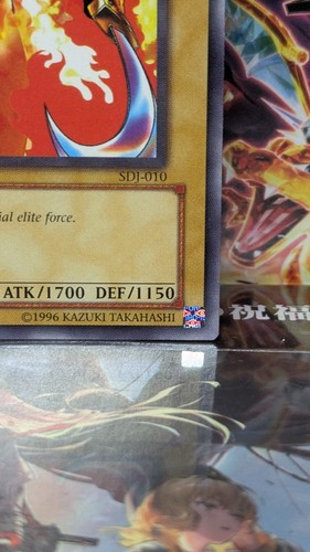 Yugioh TCG 1996 Darkfire Soldier #1 SDJ-010 | eBay