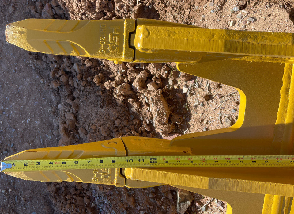 Cat 320 Excavator Lot Clearing 65" Rake 80mm Pins Caterpillar Track Hoe ...