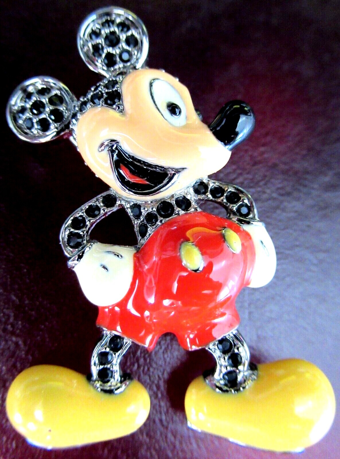 SWAROVSKI Crystal For DISNEY Mickey Mouse Enamel Crys… - Gem