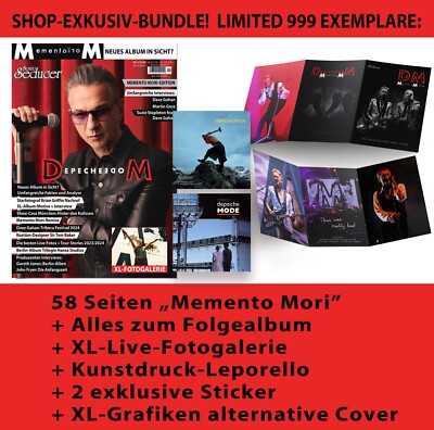 LIMITED Sonic Seducer Depeche Mode "Memento Mori"-Edition +Leporello +2 ...