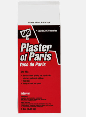 DAP PLASTER OF PARIS White Wall Patch Interior 30 Hr. Dry Time 4 lb ...